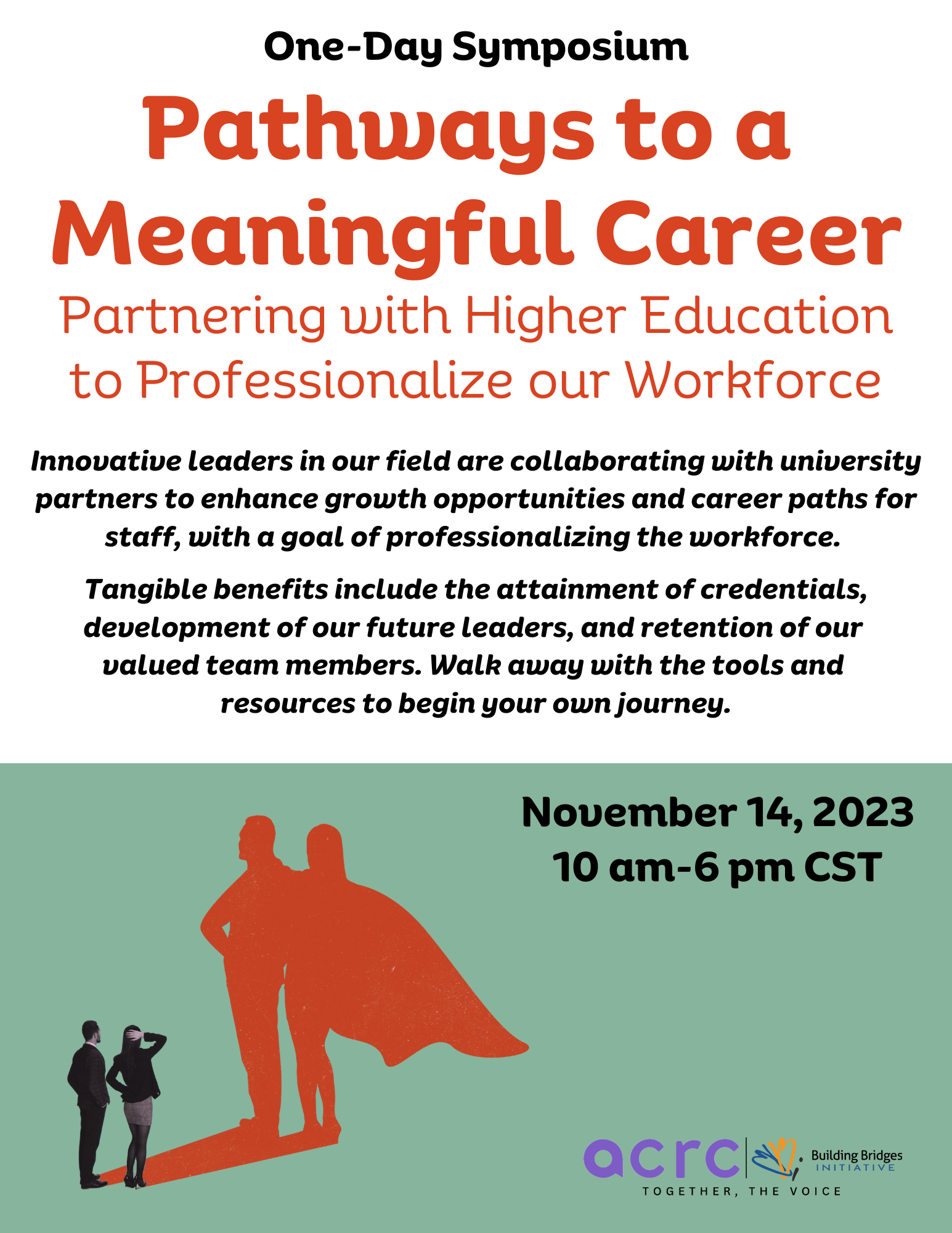 ACRC Symposium - Pathways to a Meaningful Career - Association of ...